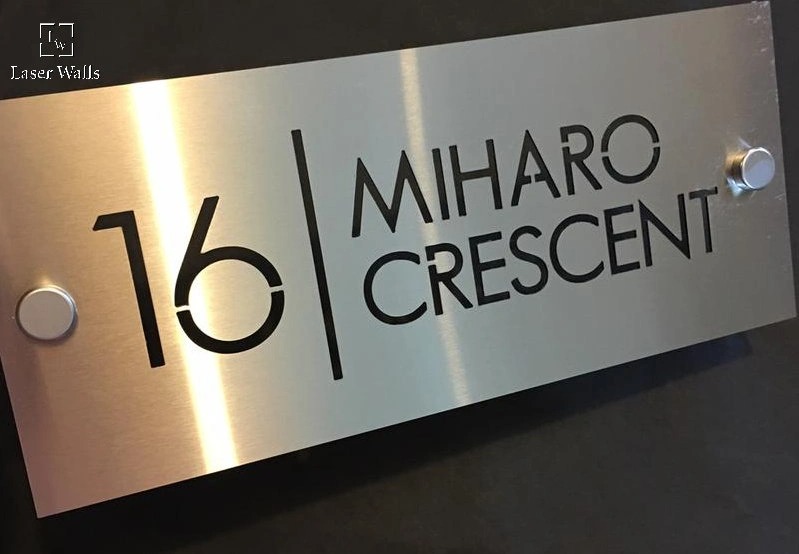 Stainless Steel Name Boards | Customizable Steel Name Plates
