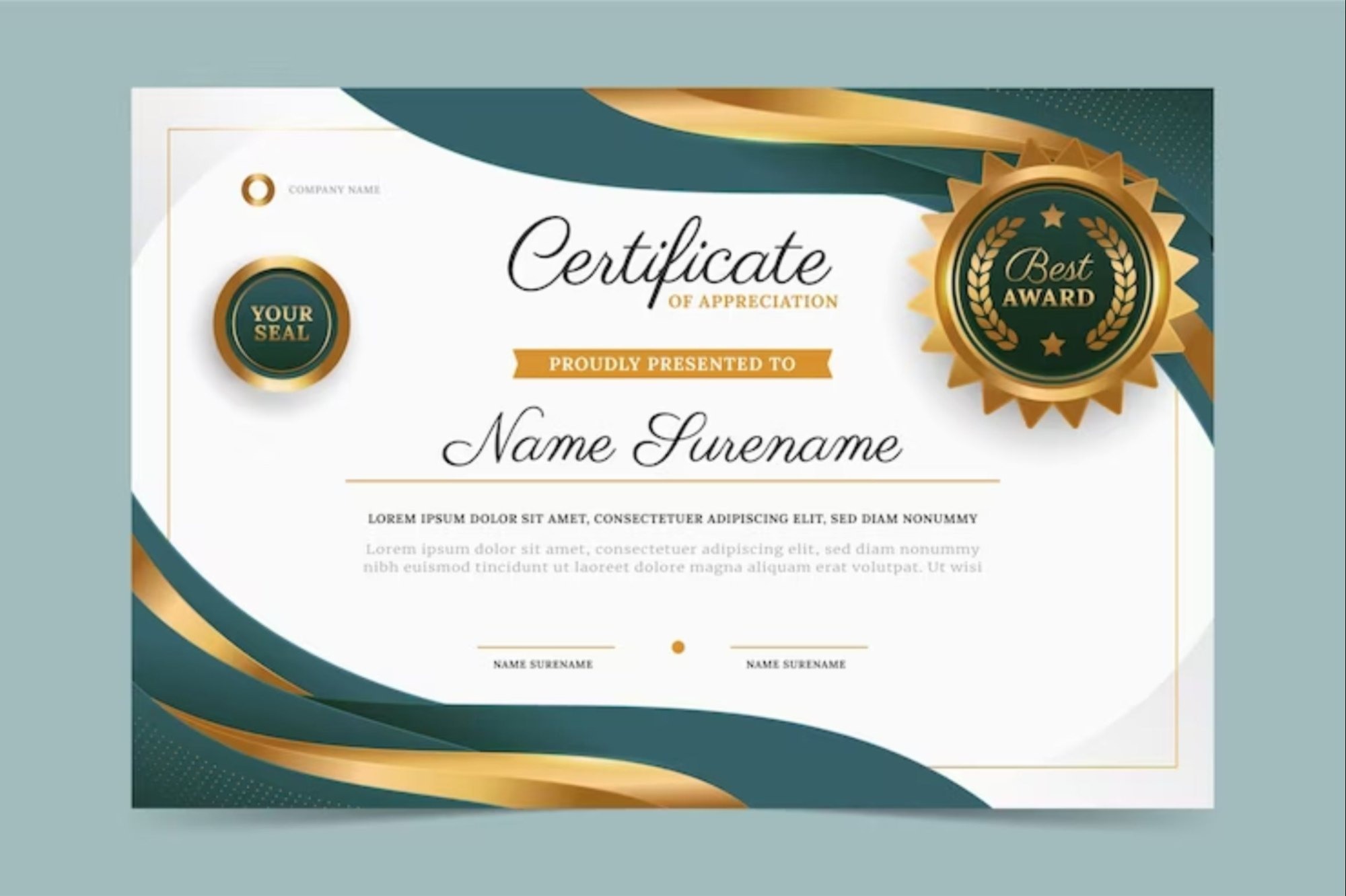 Certificates | Custom Certificates