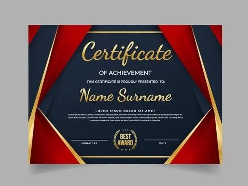 Certificates | Custom Certificates