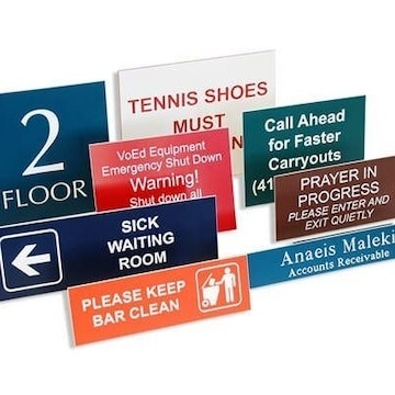 Plastic Sign Board - anything2print.com