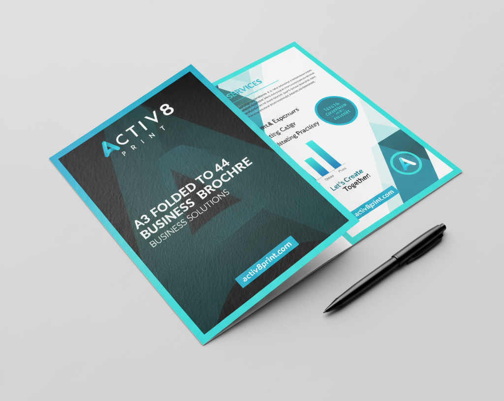A3 Folded to A4 Brochures - Activ8 Group