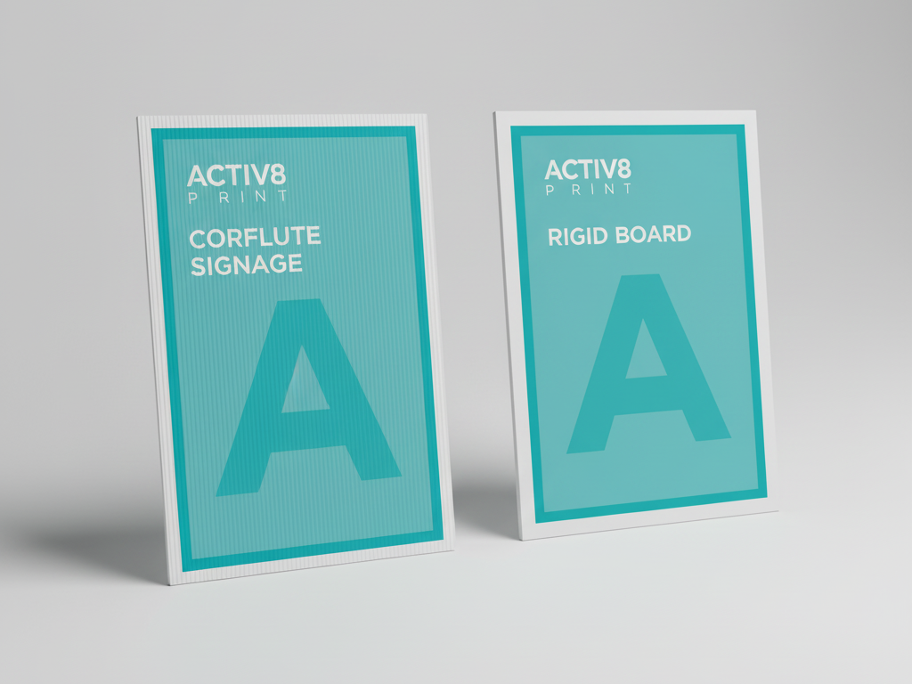 Corflute Signs & Rigid Boards - Activ8 Group