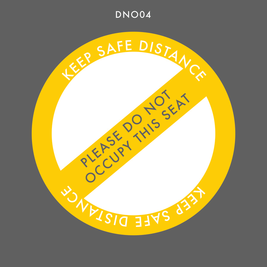 "DO NOT OCCUPY" STICKER