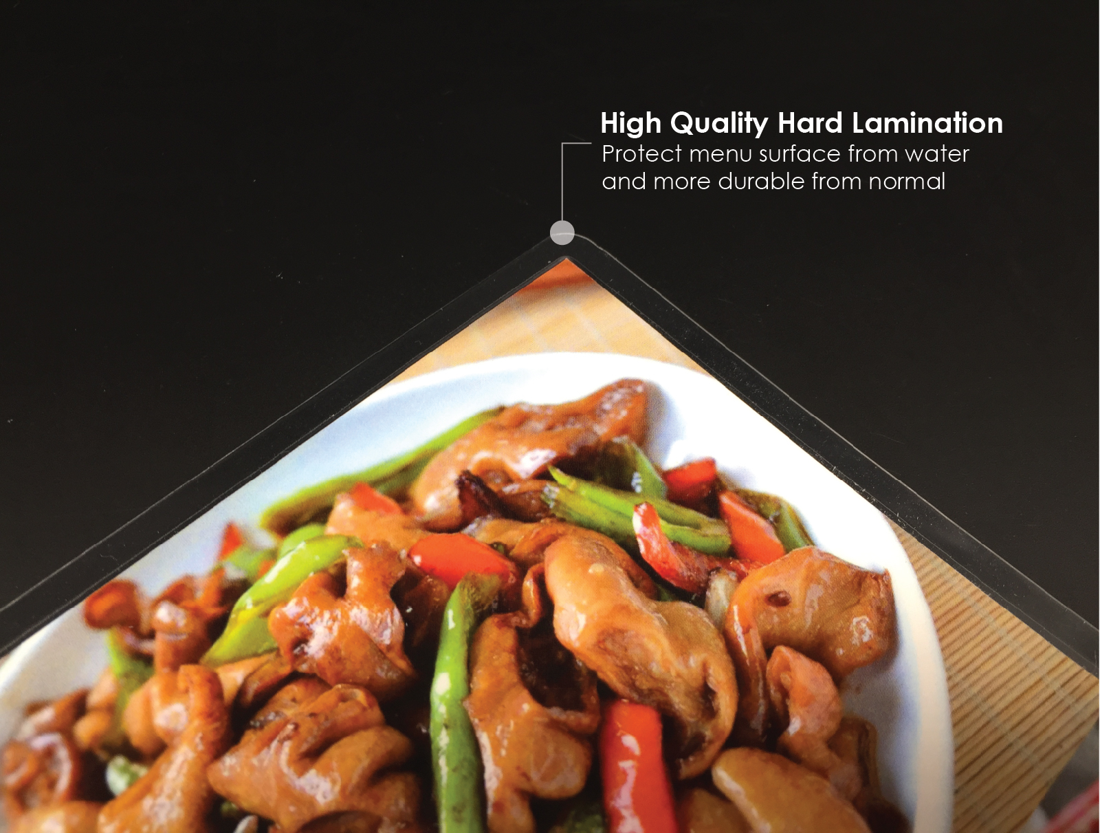 Hard Lamination Menu - Bunny Print