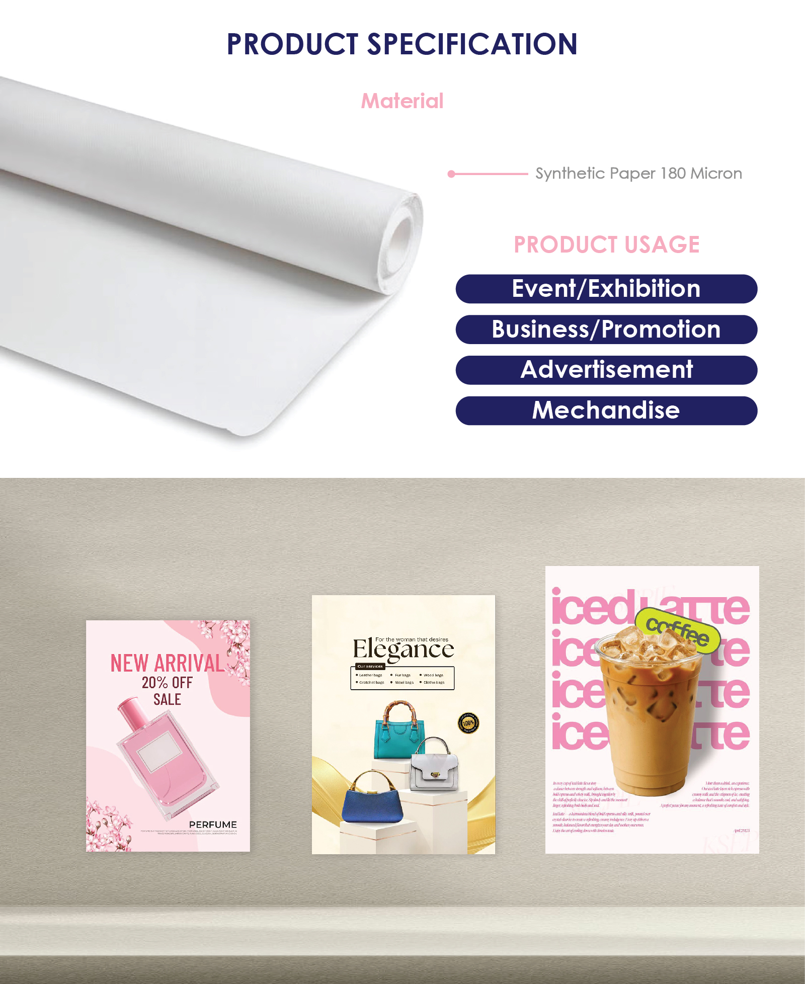 Synthetic Poster - Bunny Print