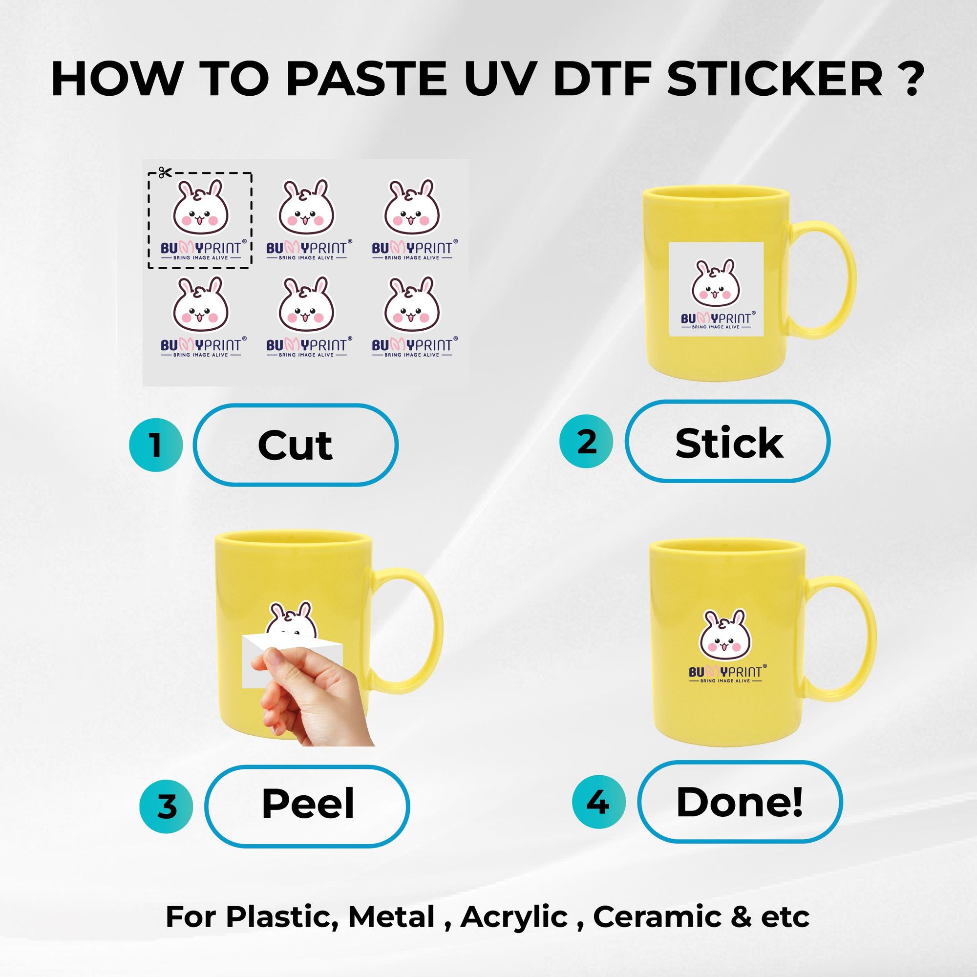 Crystal UV DTF Transfer Sticker Printing in Malaysia