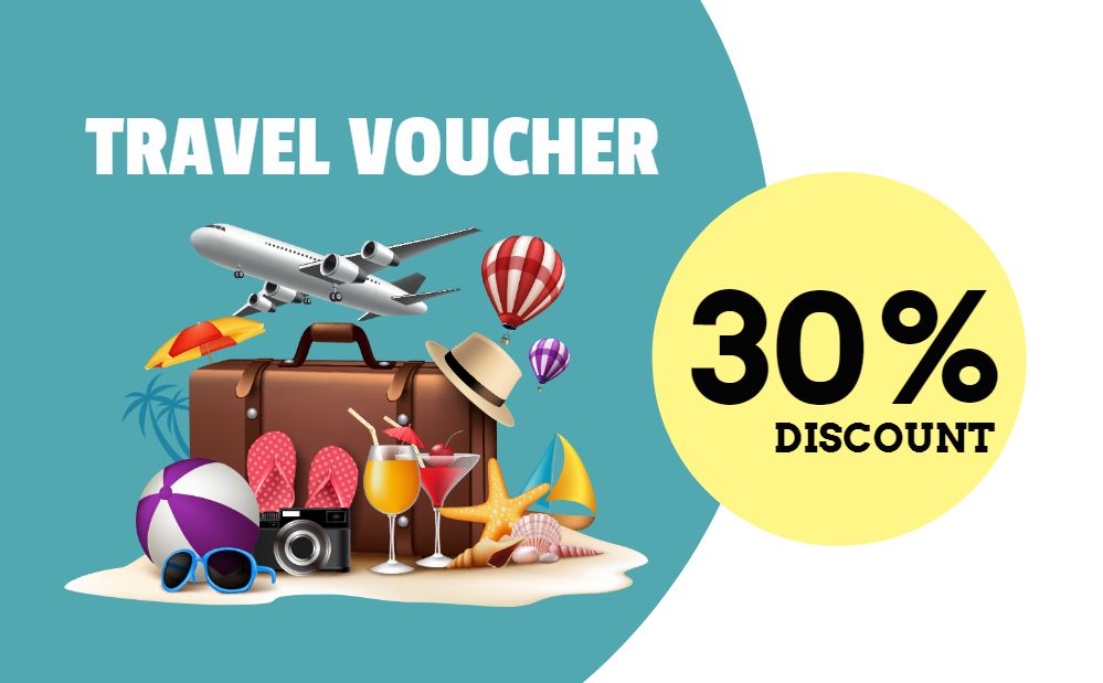 Explore Custom Vouchers (3.5"x2") Templates & Personalize Instantly