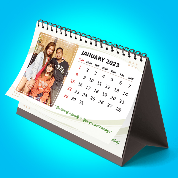 Desk Calendar (Landscape) - Click to Print