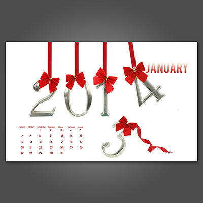 Wall Calendar (One Side) - Click to Print