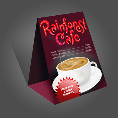 Table Tent Card (Two Sides) - Click to Print