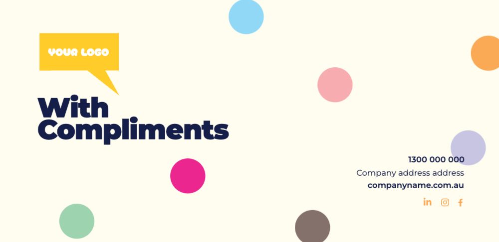 Explore Custom With Compliments Slip Templates & Personalize Instantly