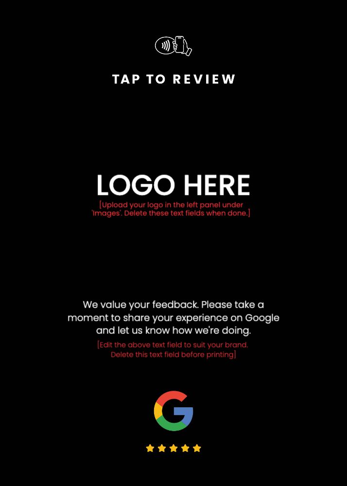 Explore Custom Custom Branded Google Review Counter Stand Templates ...