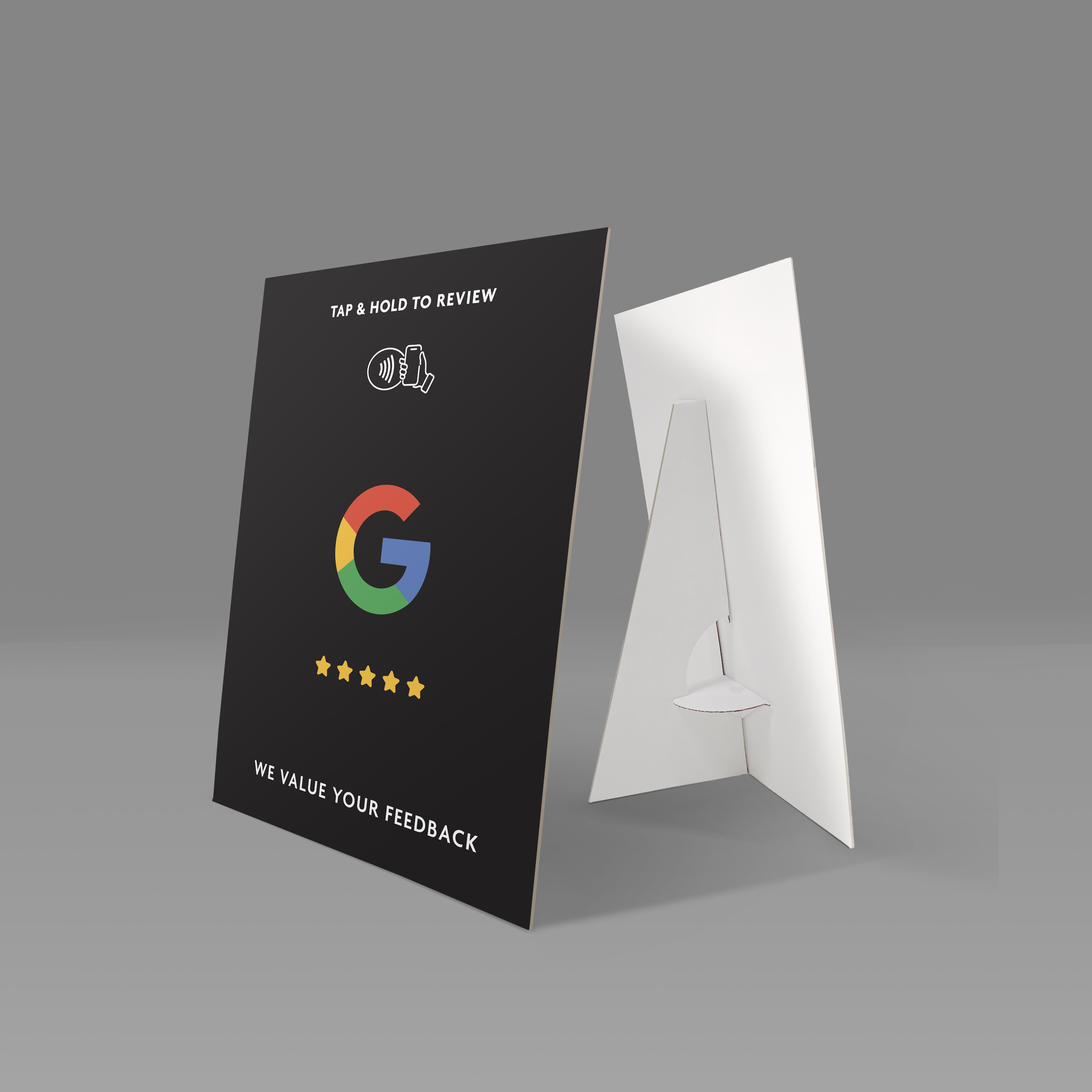 A5 Google Review Counter Stand - Creative Print Group