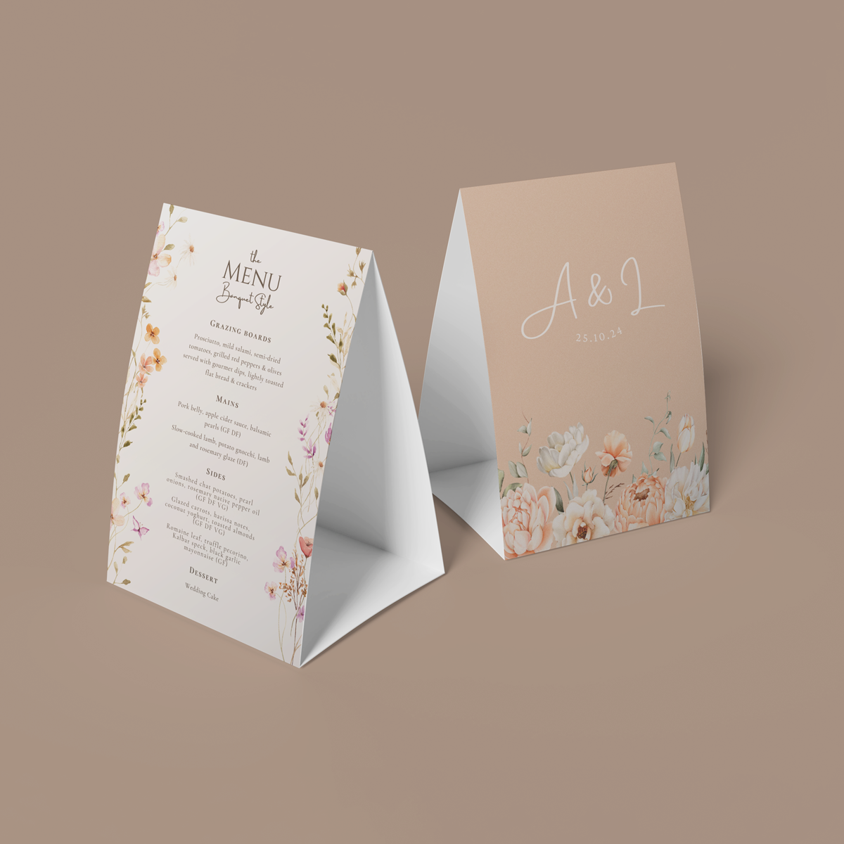 Table Tent Card Two Sides - Creative Print Group