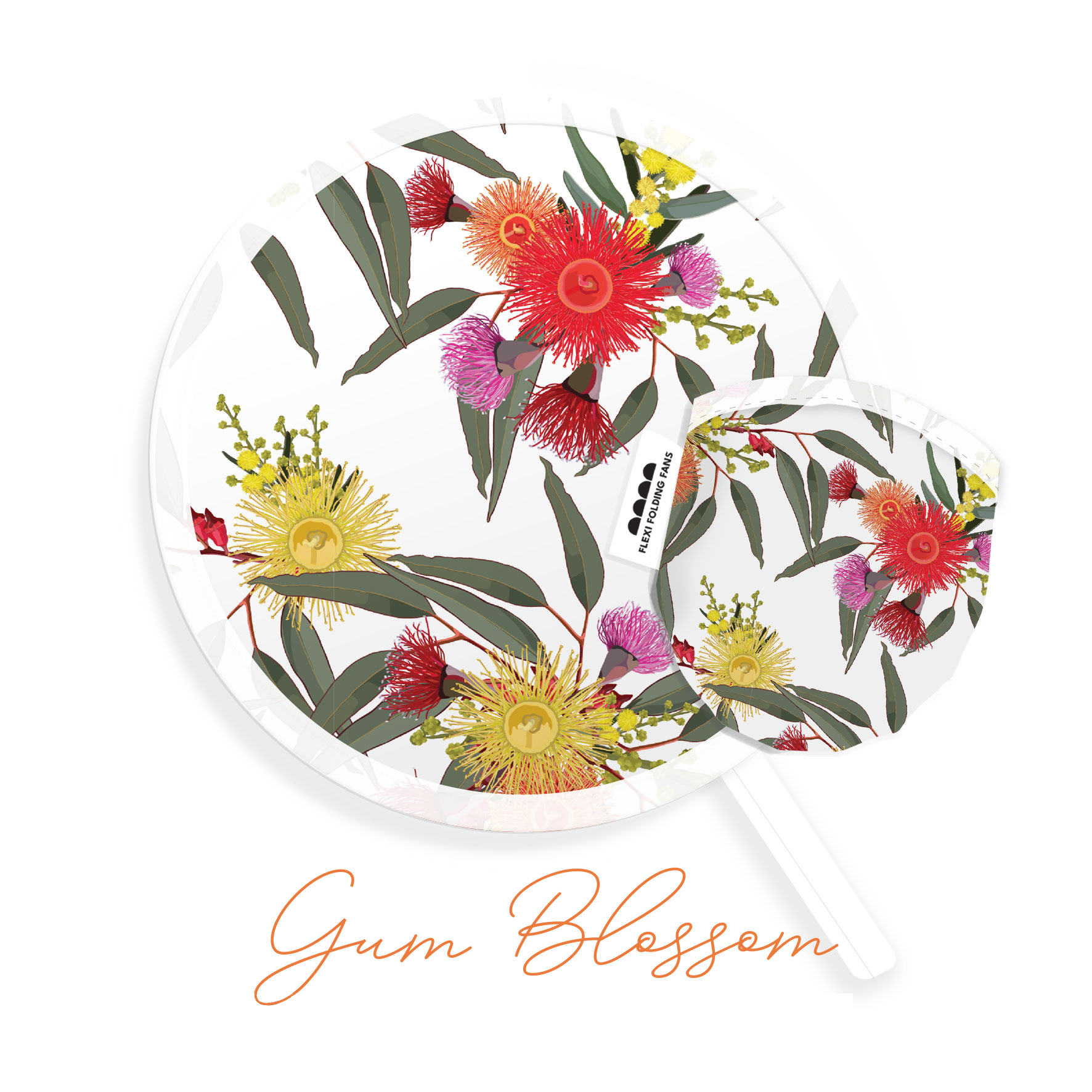 Flexi Folding Fans - Deep Australiana - Creative Print Group
