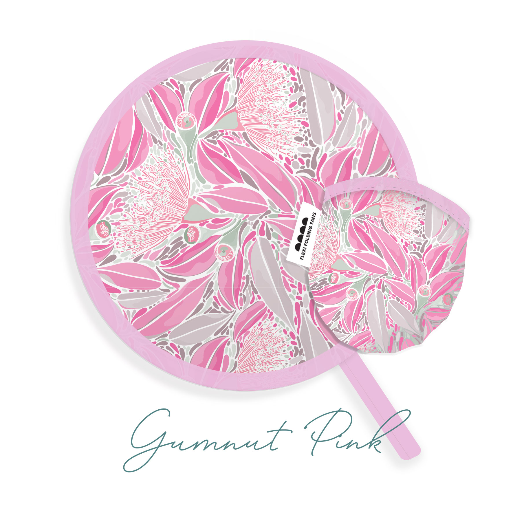 Flexi Folding Fans - Soft Australiana - Creative Print Group