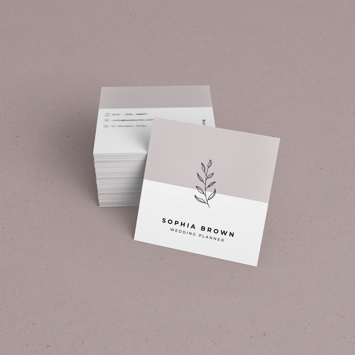 Square Business Cards | Modern Custom Print Designs Australia ...