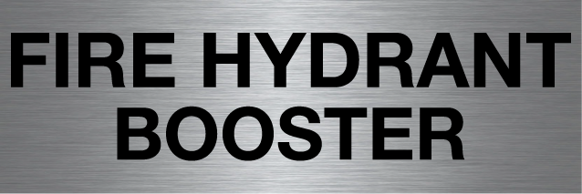 Fire Hydrant Booster Sign | Fire Safety | Statutory Signs | Digicraft