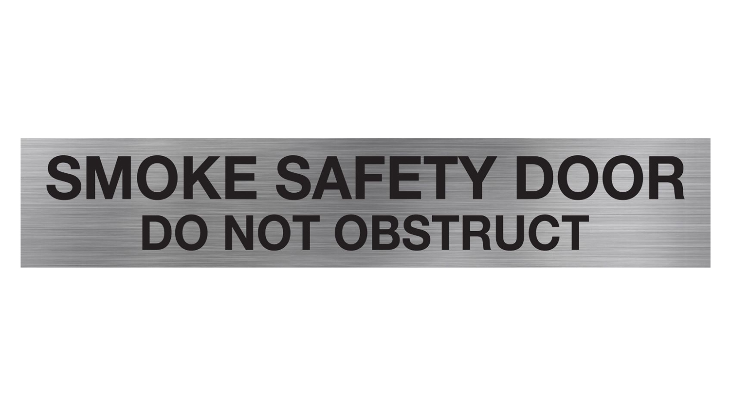 Smoke Safety Door Do Not Obstruct Sign | Statutory Signage | Digicraft