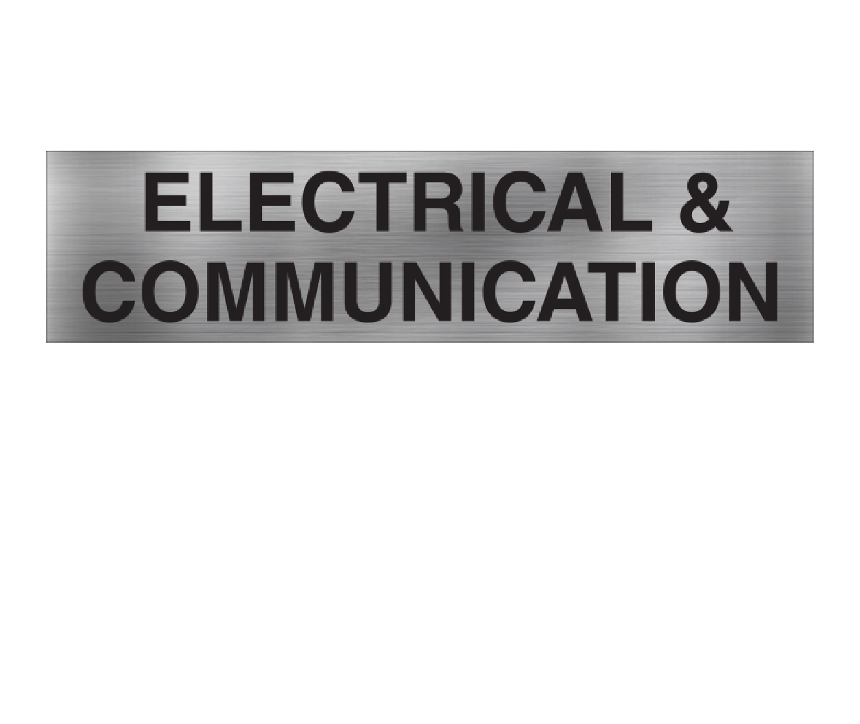 Electrical & Communication Sign | Statutory Signage | Digicraft