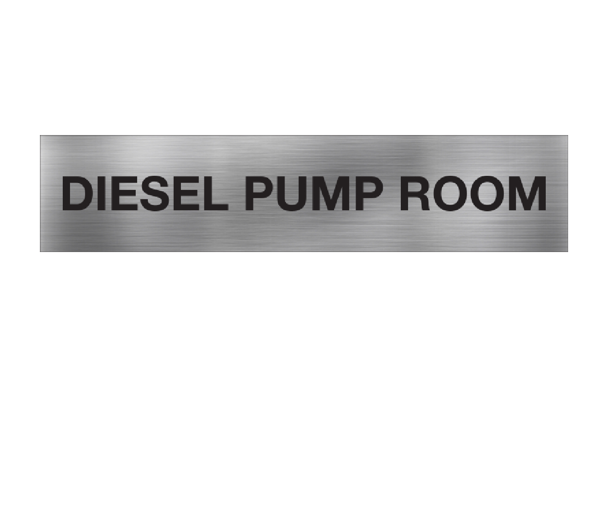 Diesel Pump Room Sign | Fire Safety | Statutory Signage | Digicraft