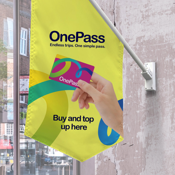 Buy Custom Wall End Sign Flags | High Visibility Solution