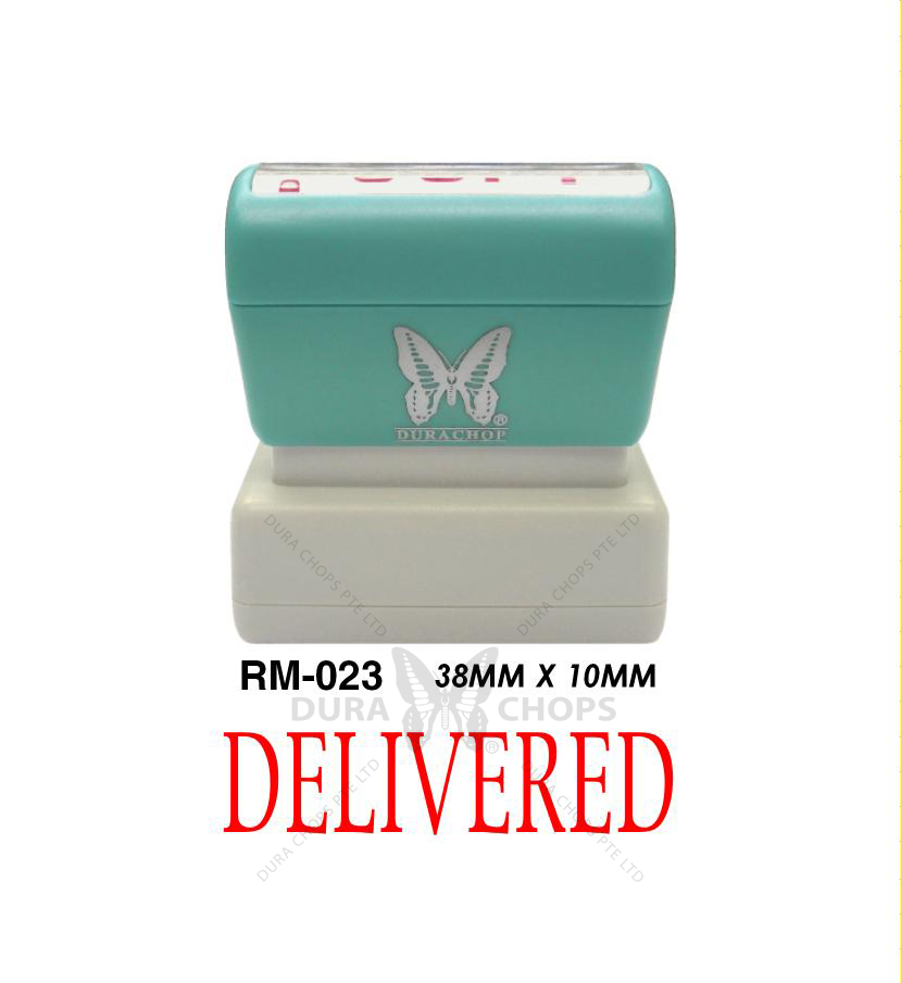 RM-023 - DELIVERED|Rubber Stamps Maker Singapore - Dura Chops
