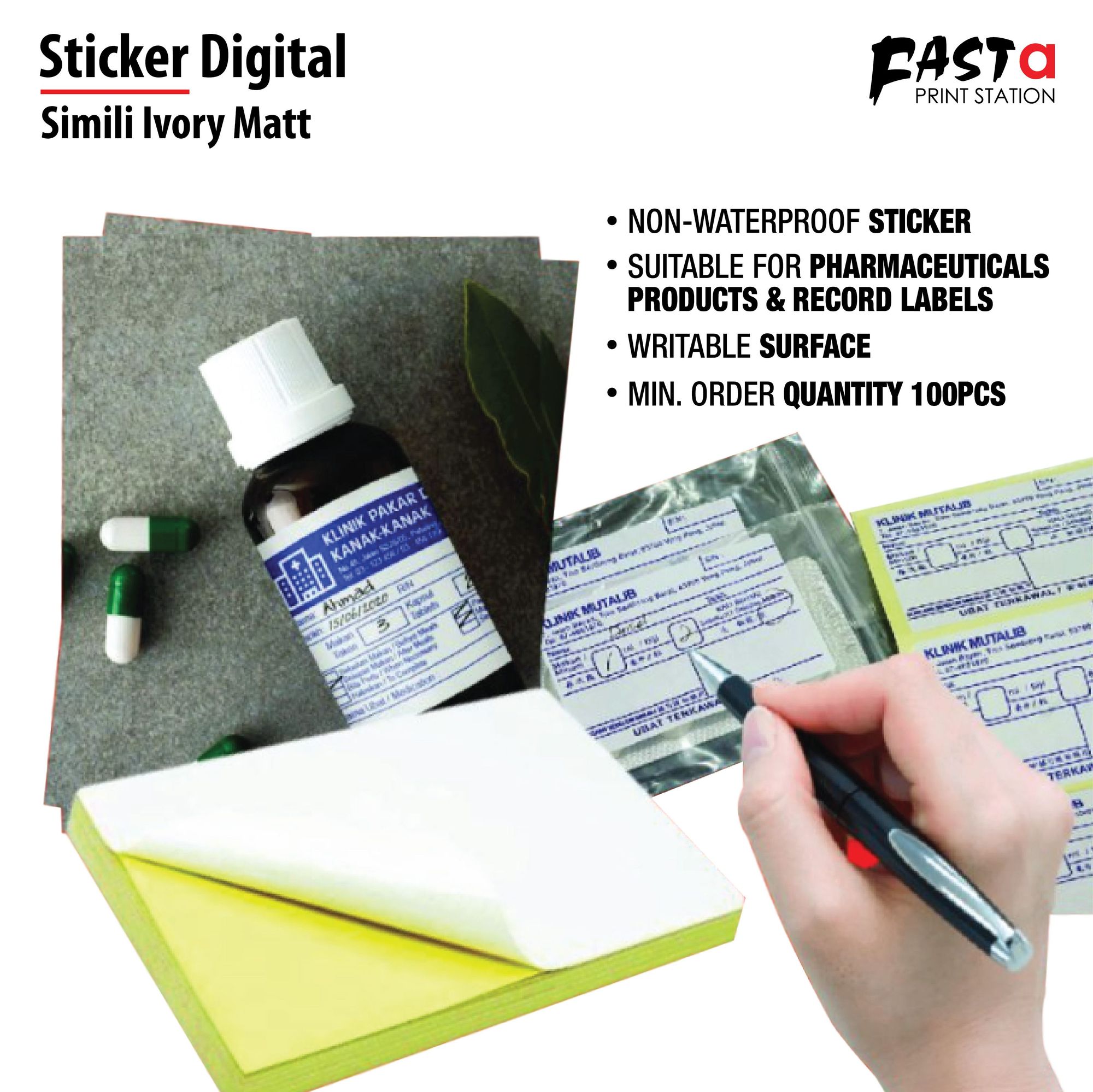Sticker Digital (Square) - Fasta Group Sdn Bhd