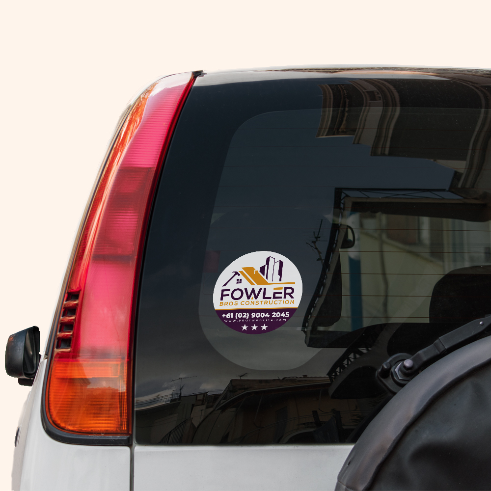 Outdoor Stickers & Decals | Durable SAV Printing