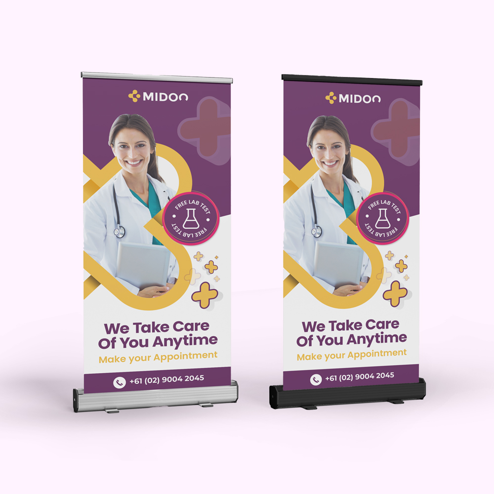 Premium pull-up banners