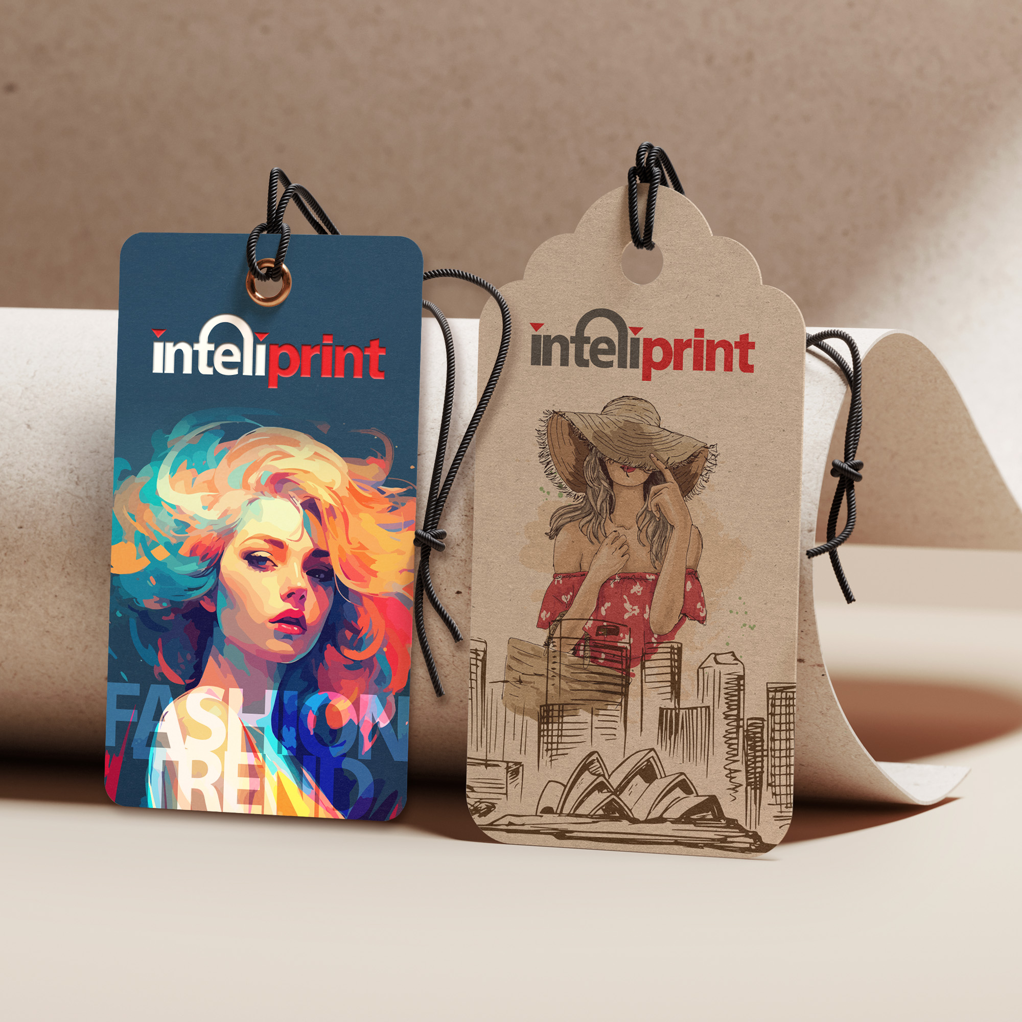 Custom Swing Tags Printing - Unique & Personalised Inteliprint