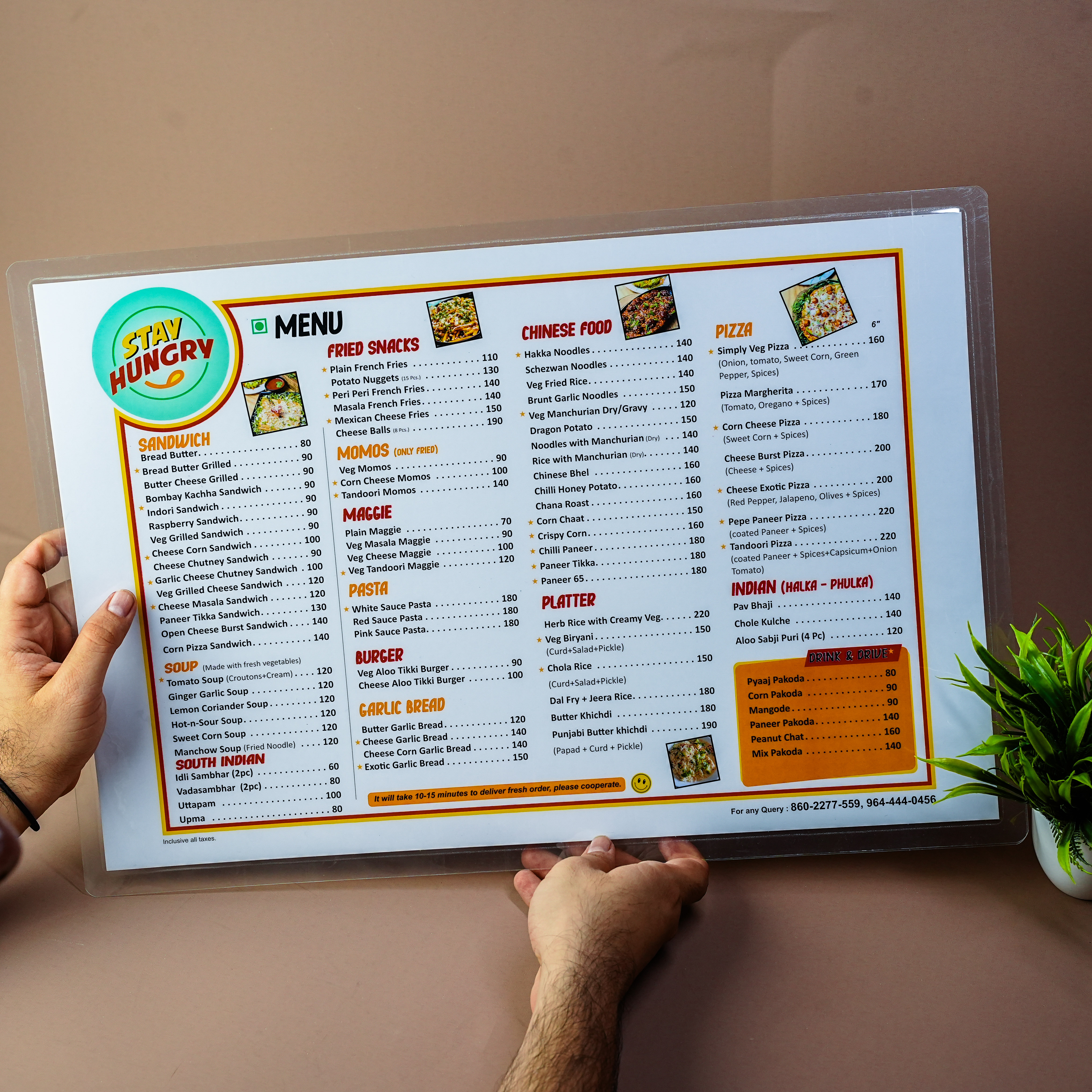PouchLam Menu Card - printkings.com
