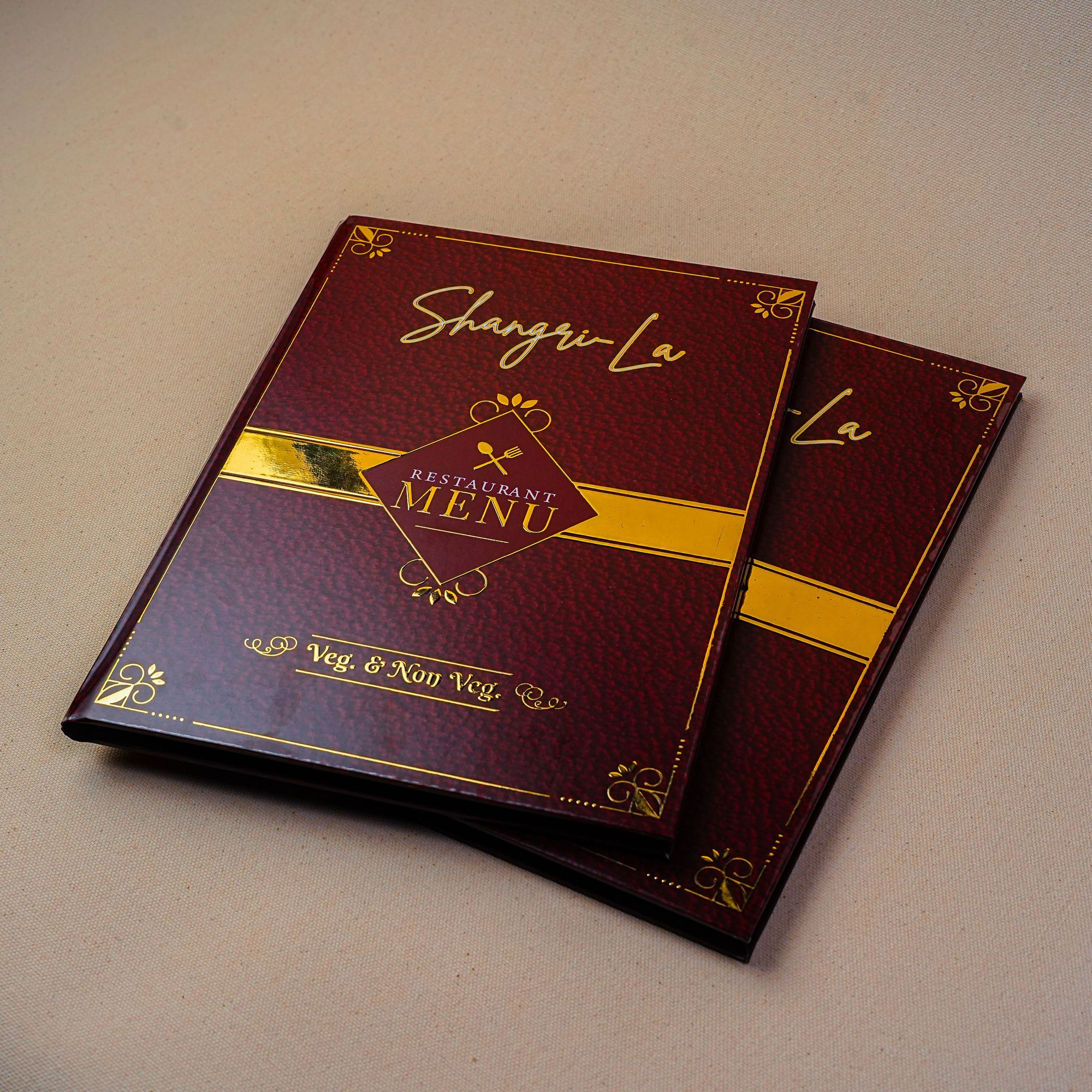 Luxe Layflat Menu Card - printkings.com