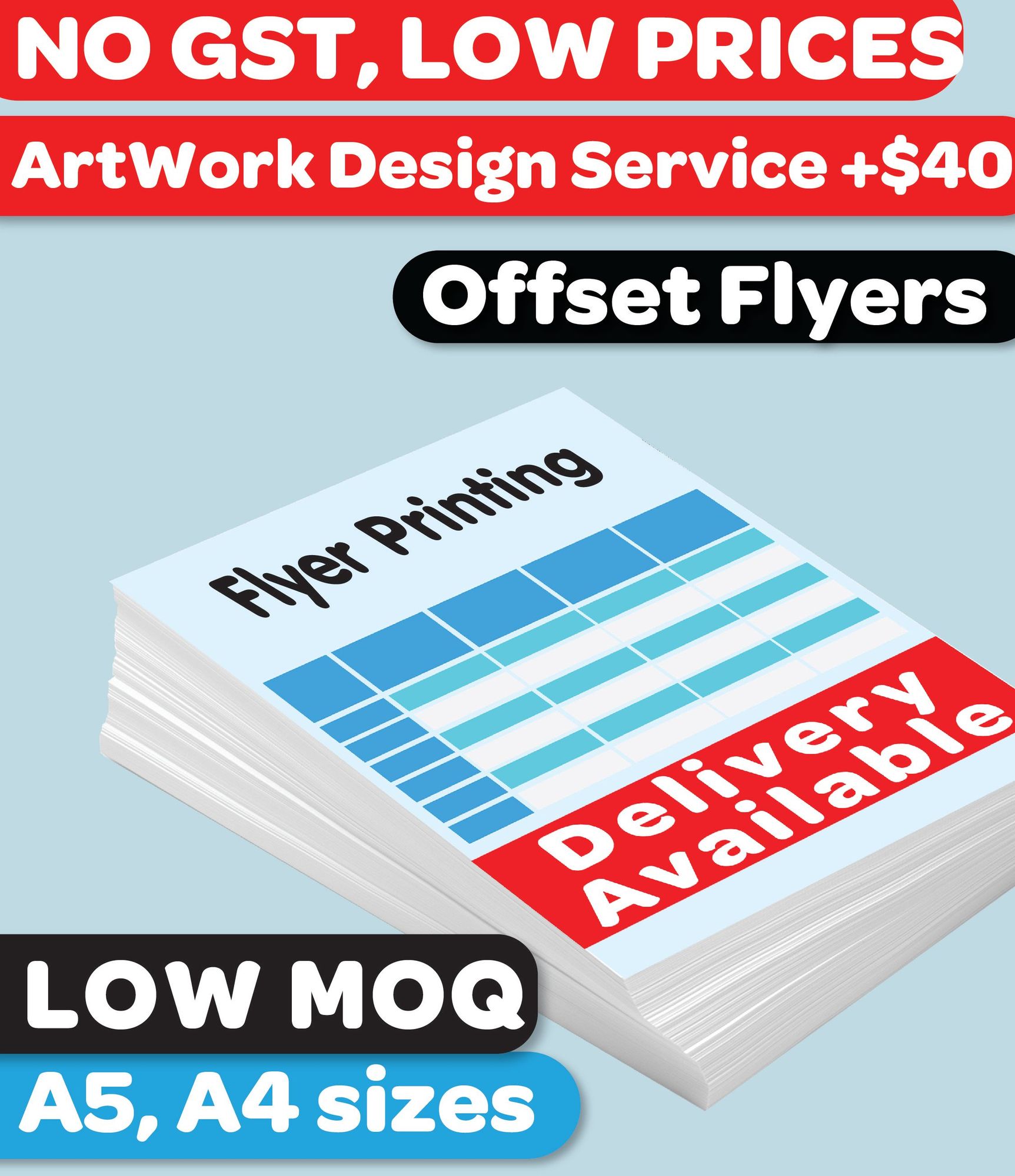 2000pcs A5 $105 Only - Cheap Flyers / Brochure Printing in Singapore