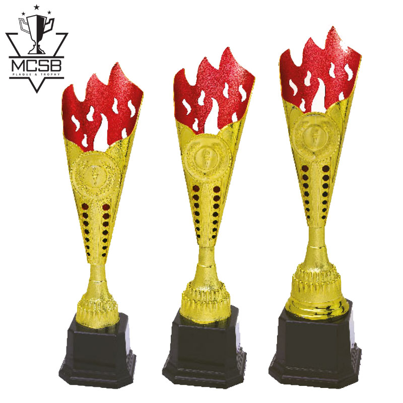 Economy Trophy 19556 Gold Red