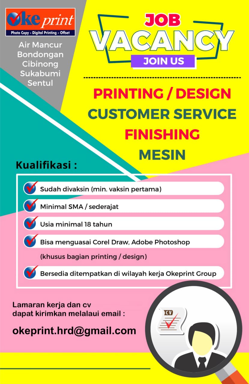 Selamat datang di Okeprint.id "One Stop Digital Printing".