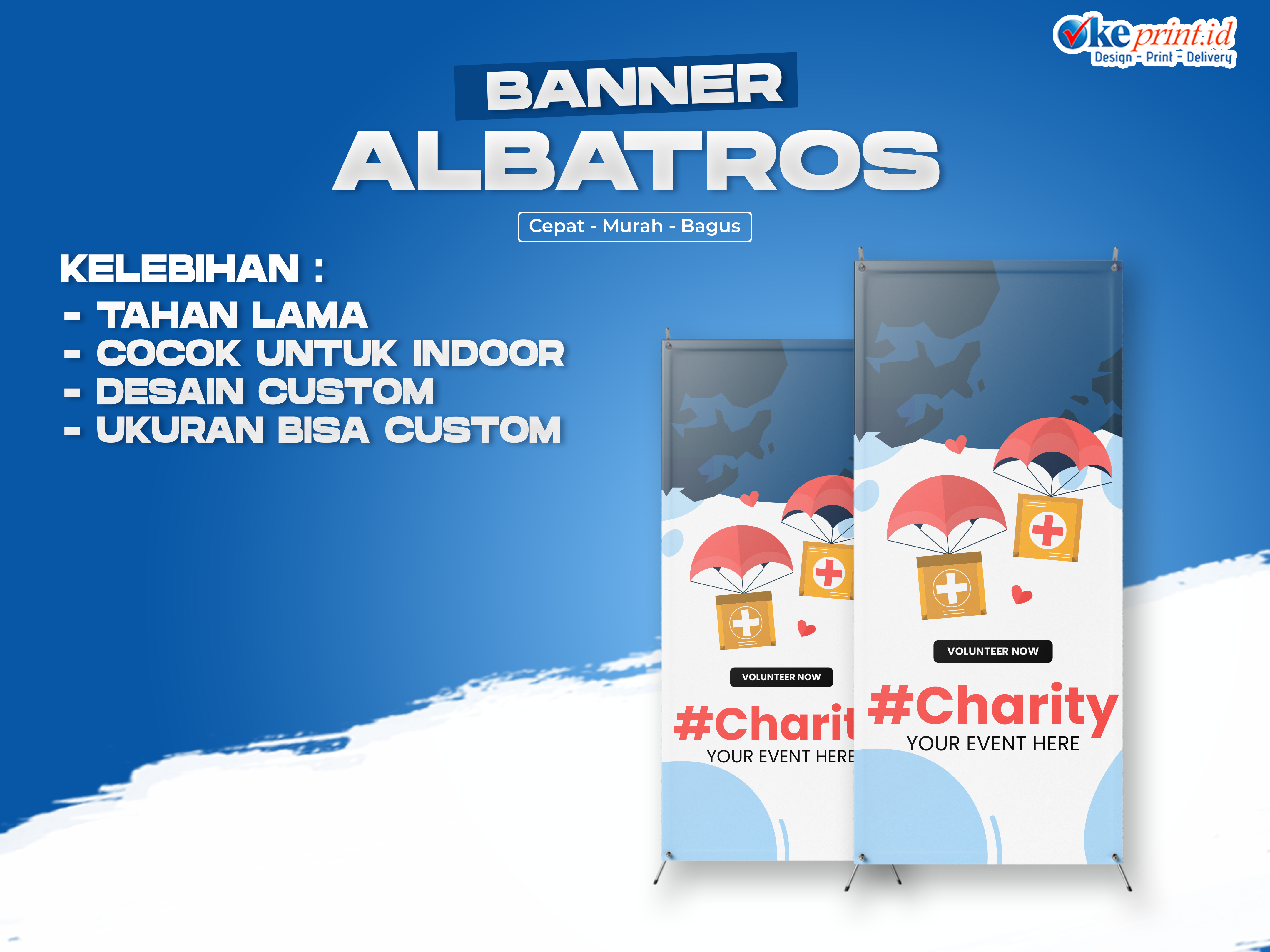 Easily Upload Designs for Your Banner Albatros