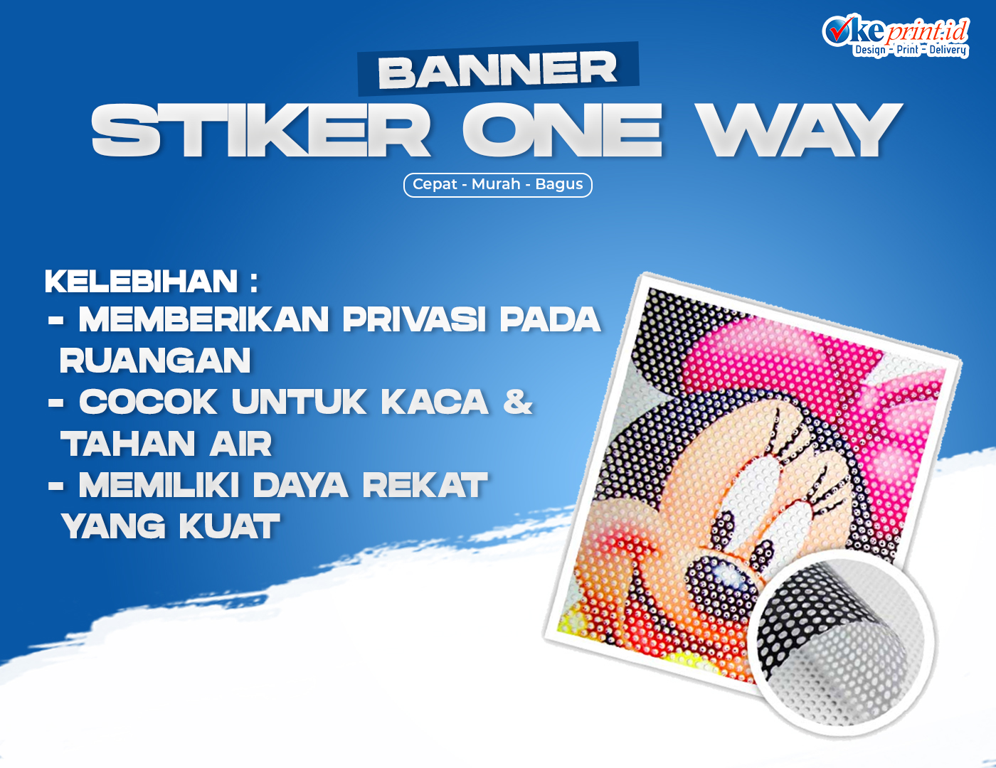 Stiker One Way