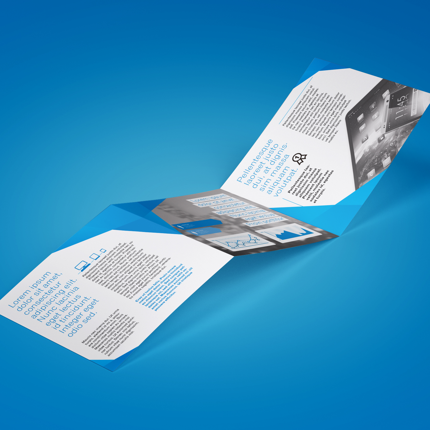 Long Brochure Printing with Folding - OnePrintStation Dot My Plt