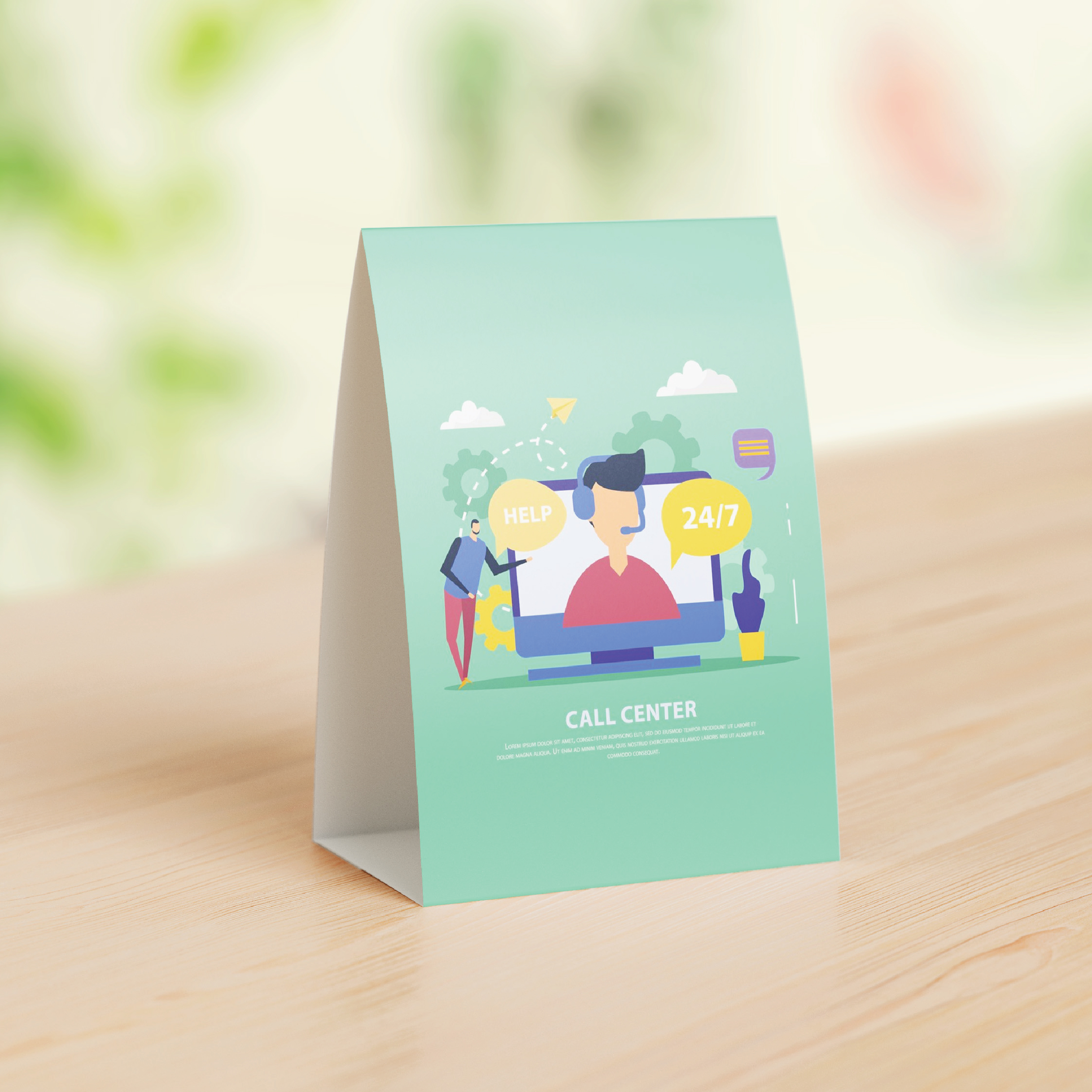 Tent Card - OnePrintStation Dot My Plt