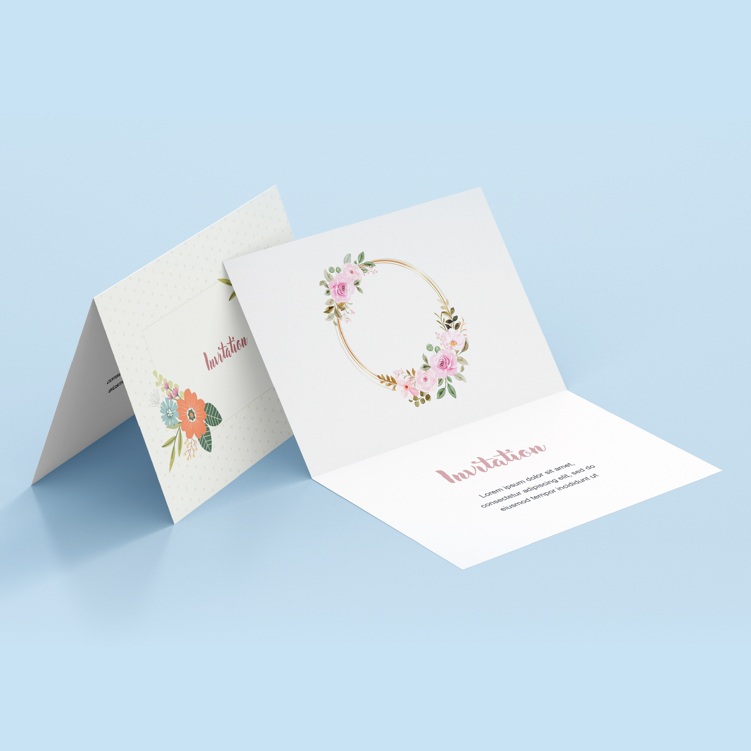 Wedding & Invitation Card With Folding - OnePrintStation Dot My Plt