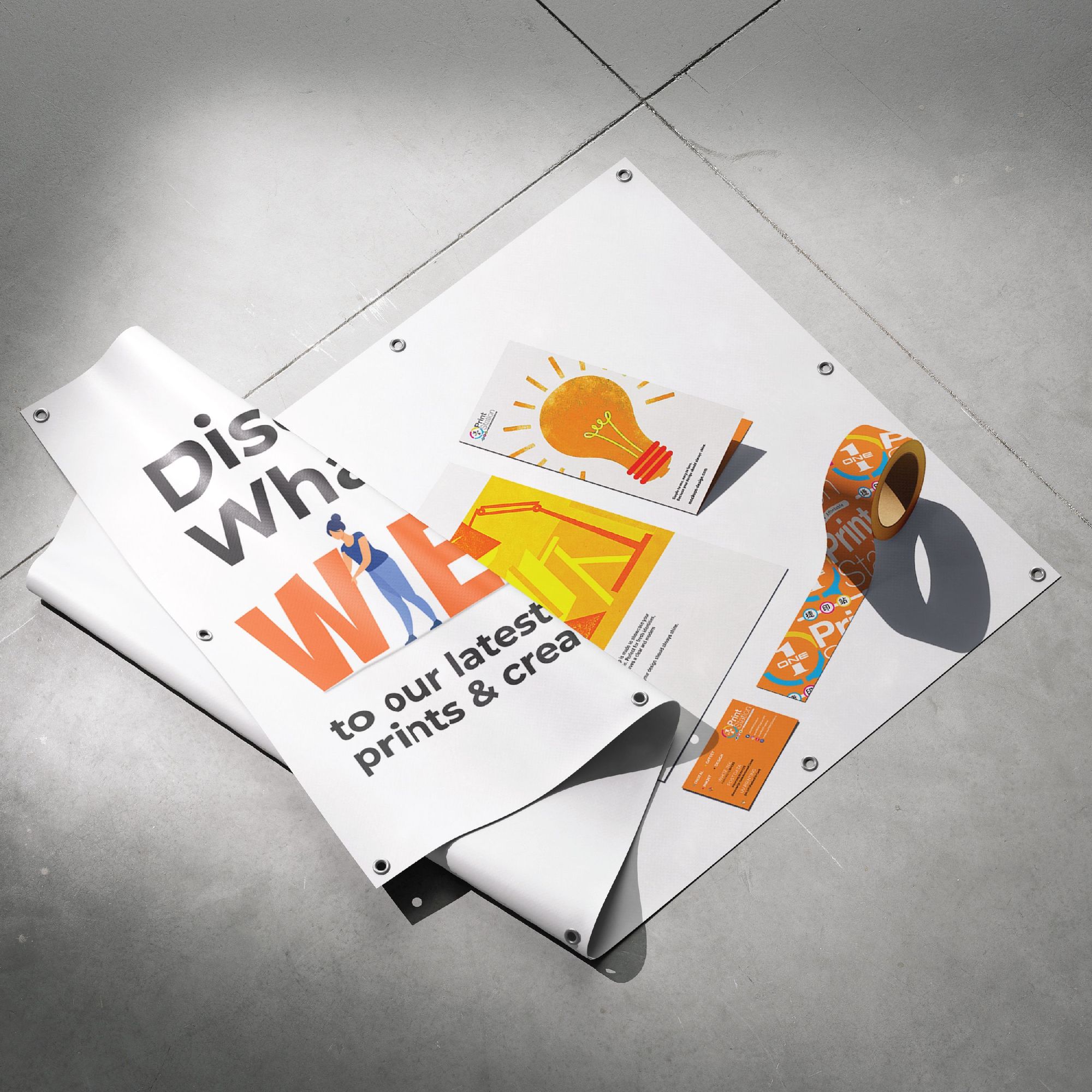 Synthetic PVC Banner - OnePrintStation Dot My Plt