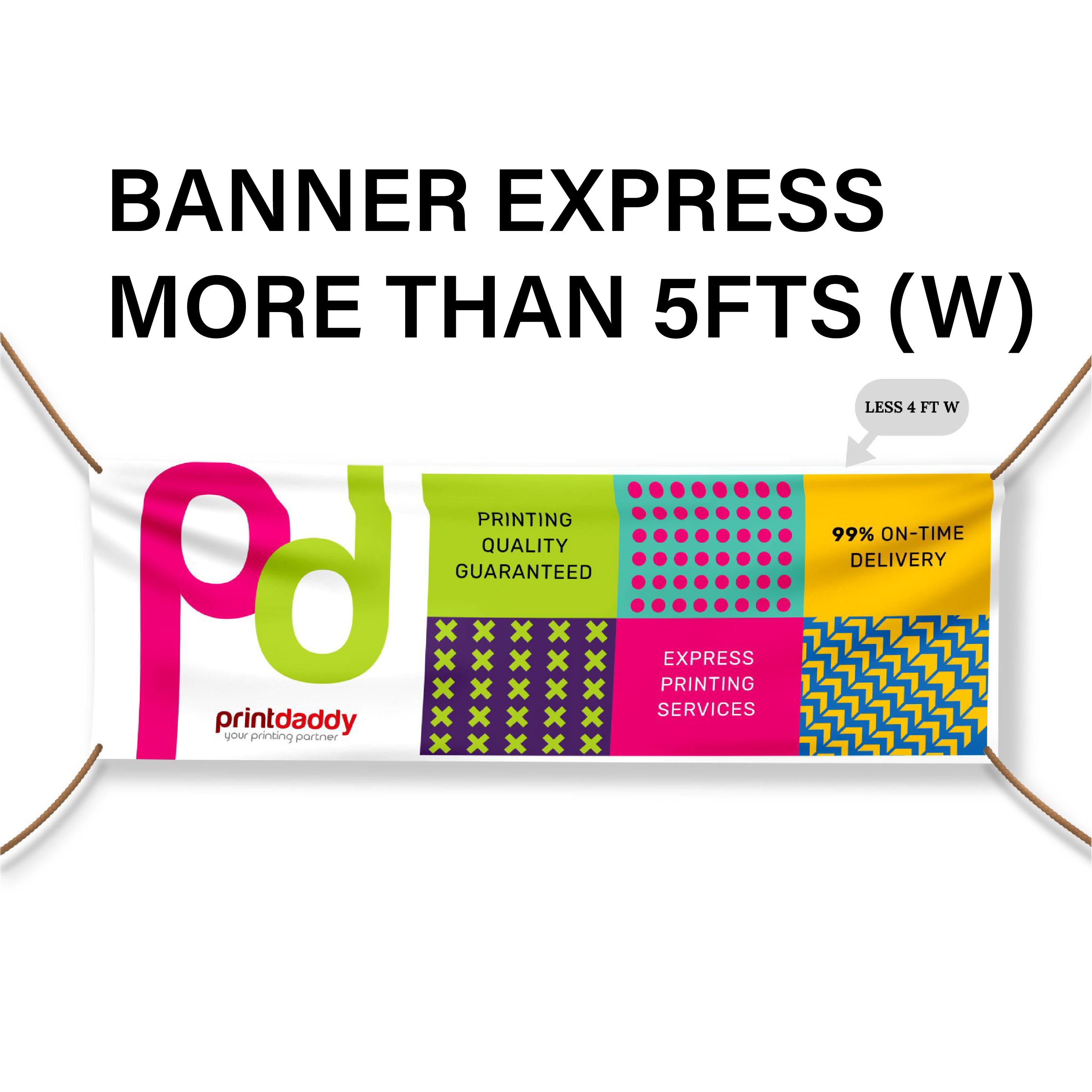 Printdaddy.my I Banner Express More Than 5ft I Inkjet Banner