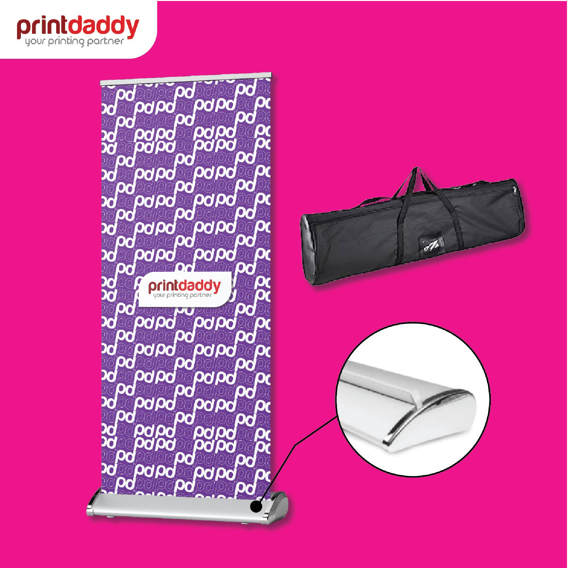Printdaddy.my︱Premium Roll Up Bunting I Inkjet Printing
