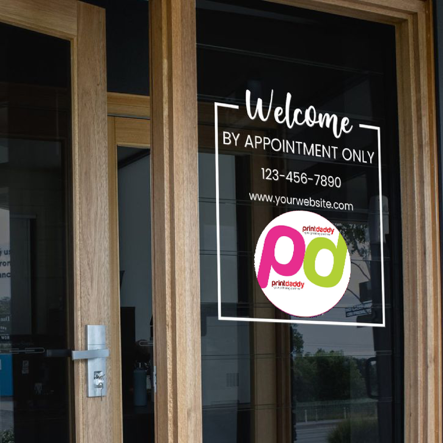 Printdaddy.my I Transparent Window Sticker I Inkjet Printing