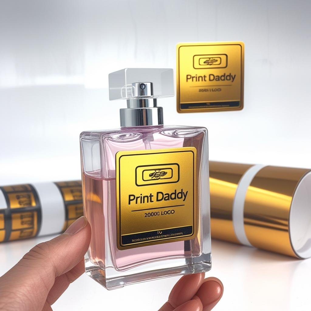 Printdaddy.my I Premium Look Sticker I Hologram Sticker I Matt Silver ...