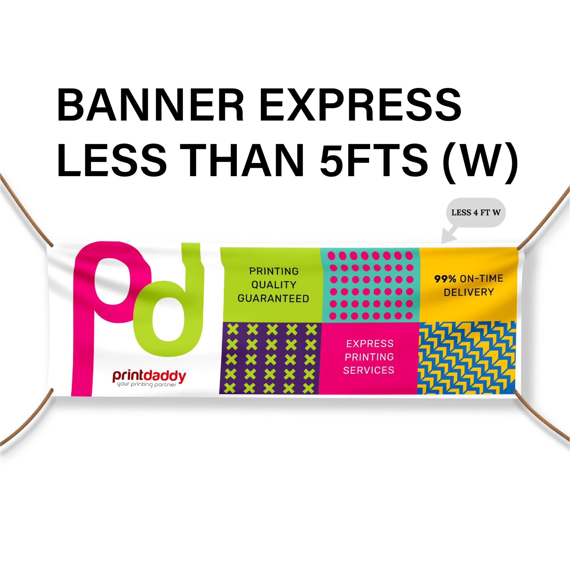 Printdaddy.my I Banner Express Less Than 5ft I Inkjet Banner