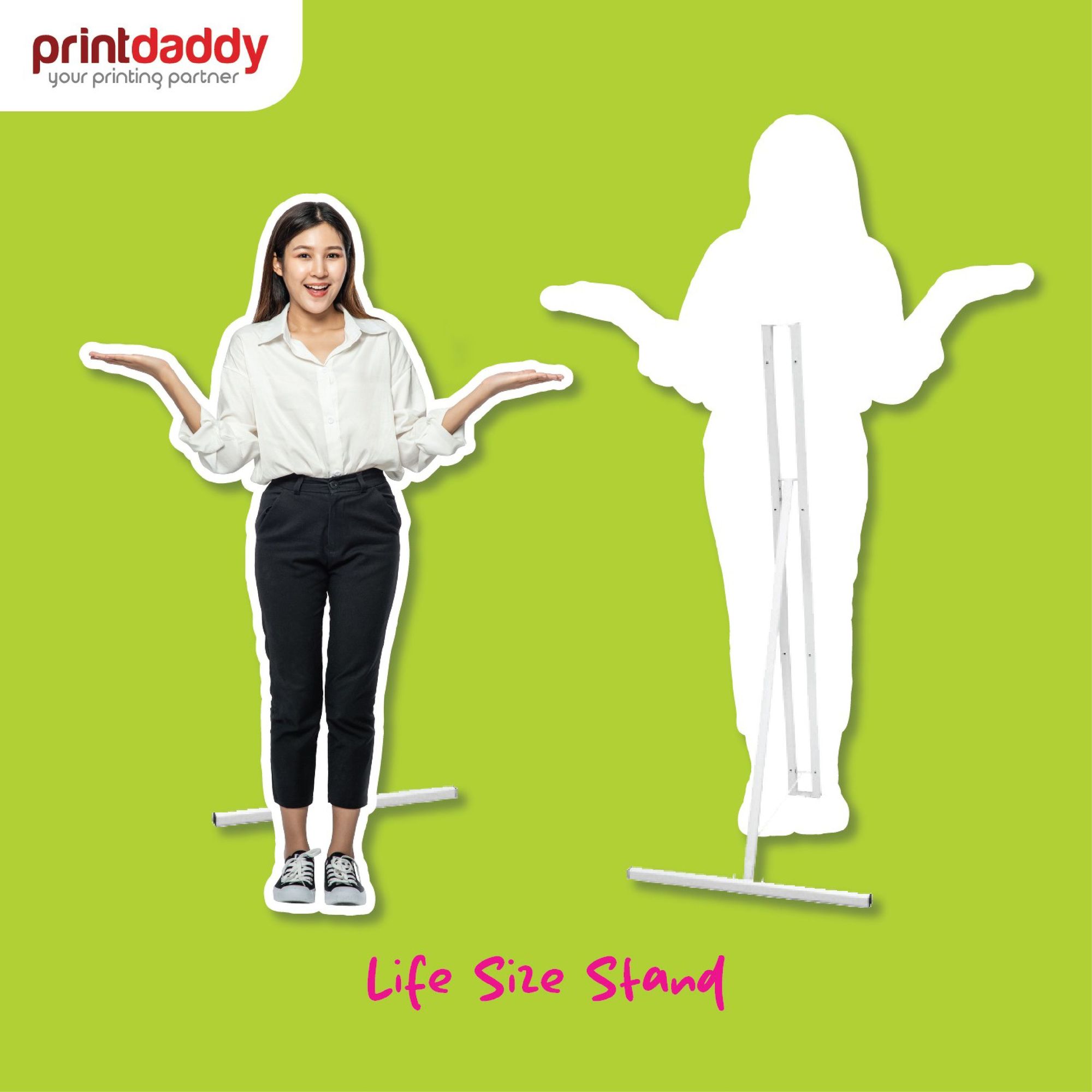 Printdaddy.my︱Human Standee I Life Size Standee I Inkjet Printing