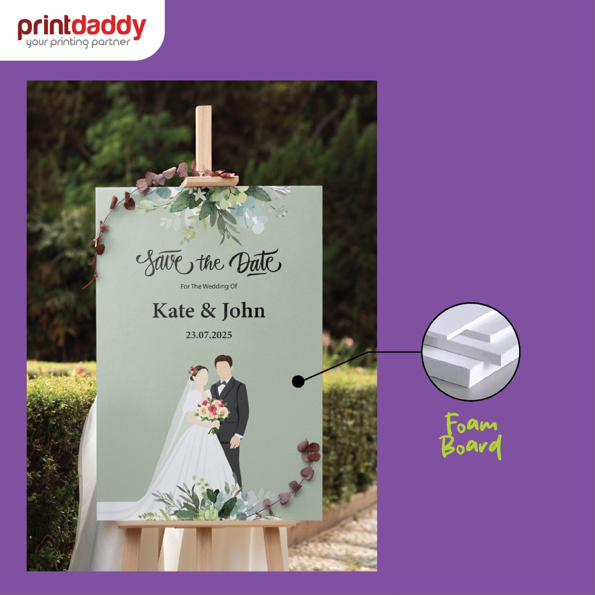 Printdaddy.my︱Temporarily Ads Poster I Poster Printing I Foamboard