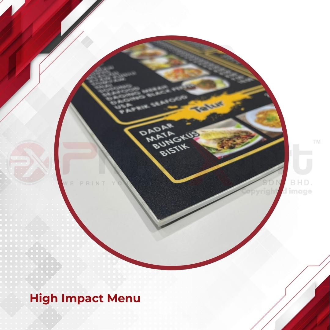 High Impact Menu